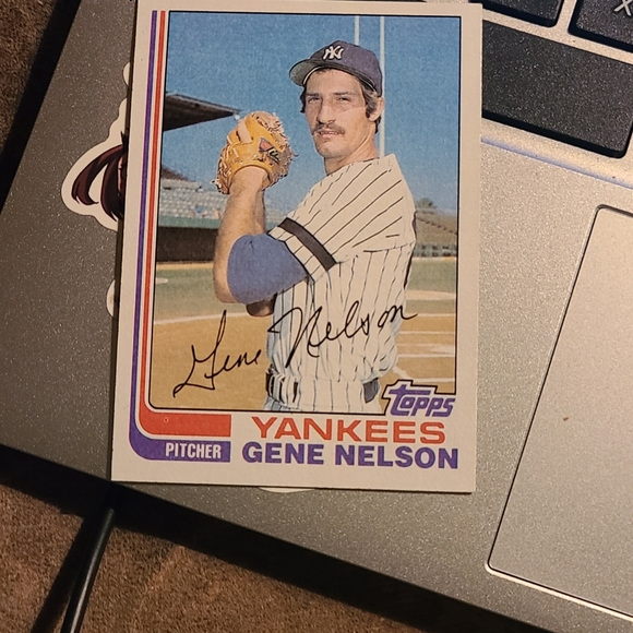 Other | Gene Nelson Baseball Card | Poshmark